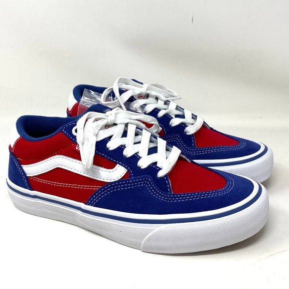 Vans | Shoes | Vans Rowan Pro Stv Navy Red Blue Suede Casual Skate ...